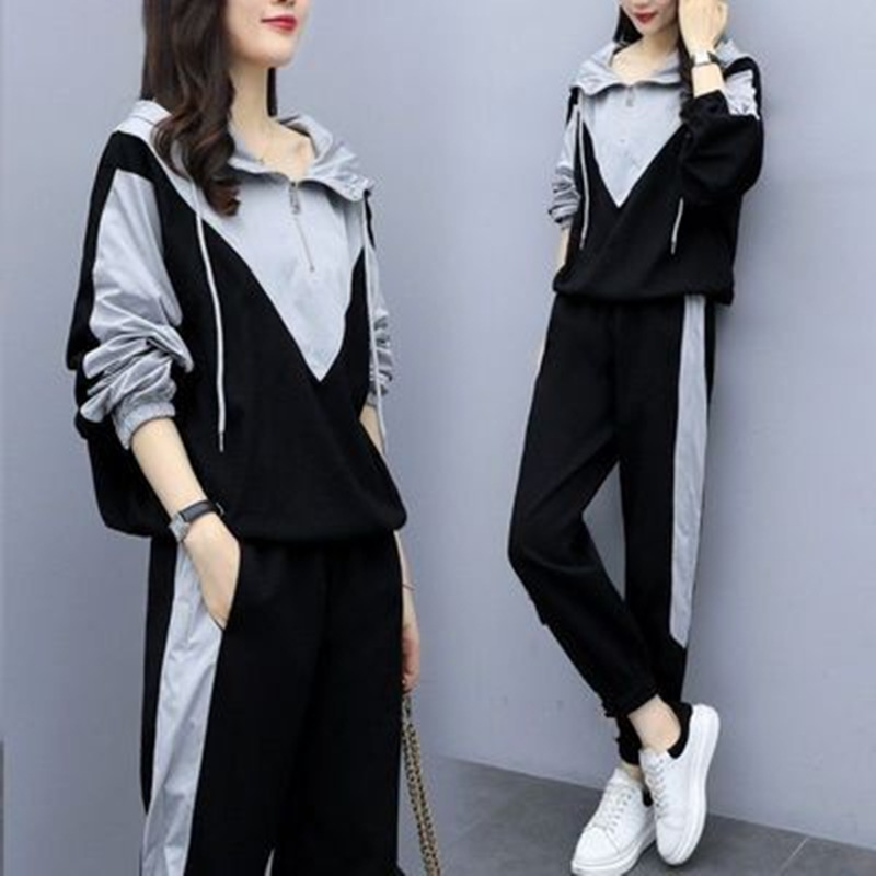 🔥Sportswear women female Set New Trend Korean Fashion Casual Tracksuits ...