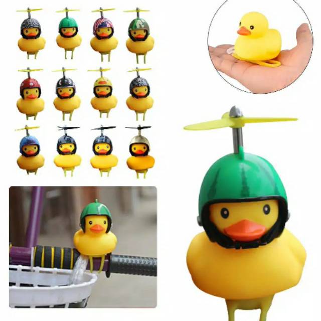 Yellow Duck Helmet Propeller Wind Duck Complete | Shopee Malaysia