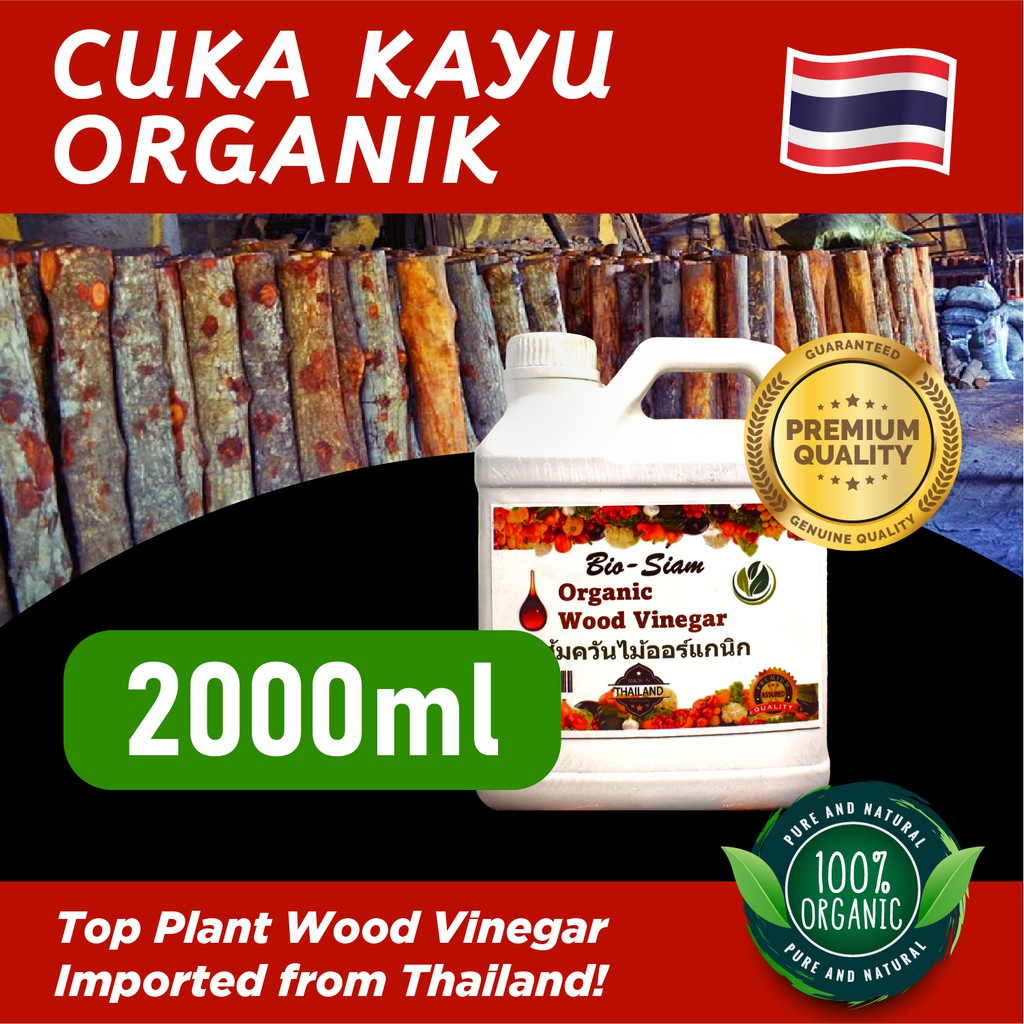 [4L] CUKA KAYU THAILAND ORGANIK Bio-Siam Baja Foliar Anti Serangga ...