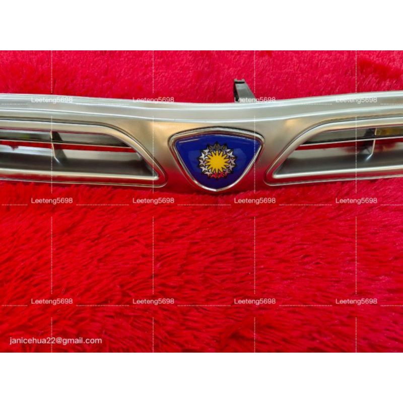 Wira 92 Front Grille (Chrome Silver) (1.3/1.5/1.6/1.8 @1992) | Shopee ...