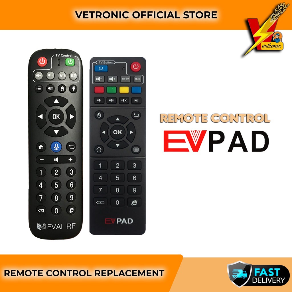 [READY STOCK] Remote Replacement for EVPAD EPLAY EVBOX EVAI AI BLE ...