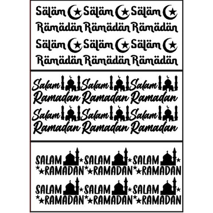 6 pcs - Salam Ramadan sticker for 5 inch balloon | Shopee Malaysia