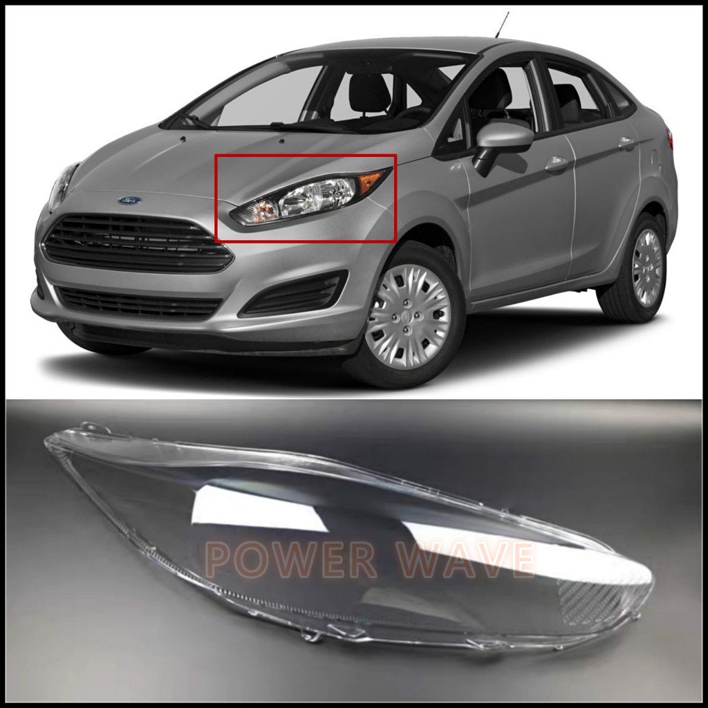 FORD FIESTA 2013-2015 HEADLAMP COVER HEADLAMP LENS HEALAMP CASING ...