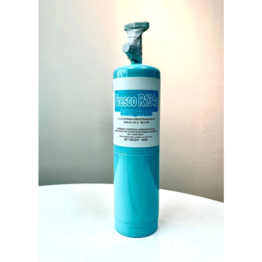Fresco r134a refrigerant baby cylinder 1000g #chiller#peti sejuk | Shopee Malaysia