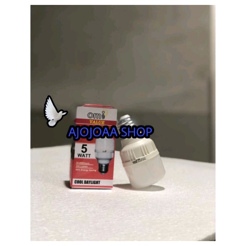 PUTIH CAHAYA Omi Value LED Capsule Light Bulb 5 Watt White Light | Shopee Malaysia