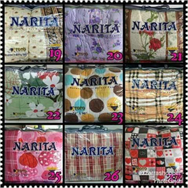 Toto NARITA 2 in 1 murah dan jimat blh buat toto dan boleh buat selimut ...