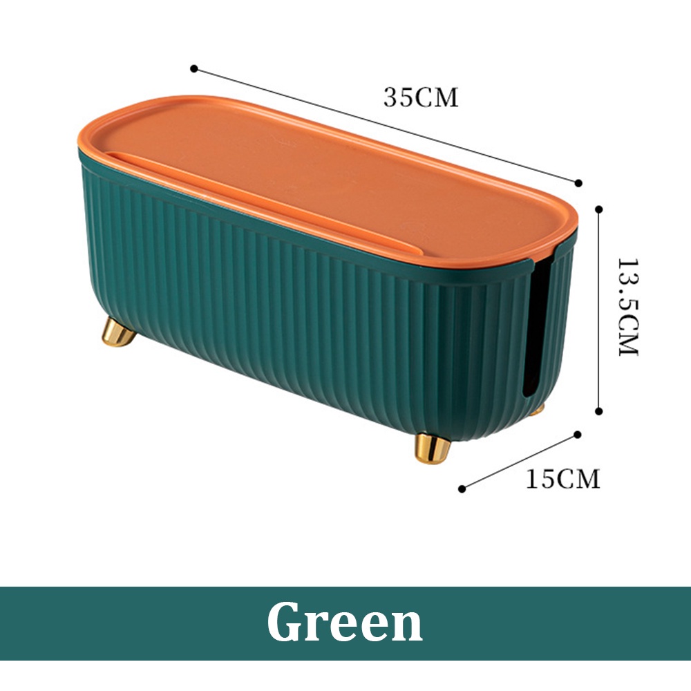 Borong365 Desktop Cable Management Box Extension Plug Wire Cable ...