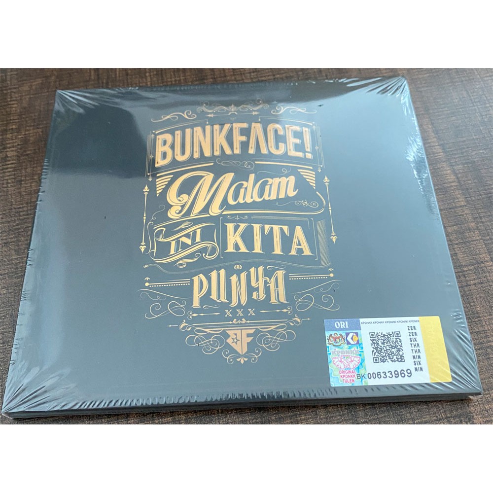 BUNKFACE! MALAM KITA PUNYA ALBUM CD (8 LAGU) | Shopee Malaysia