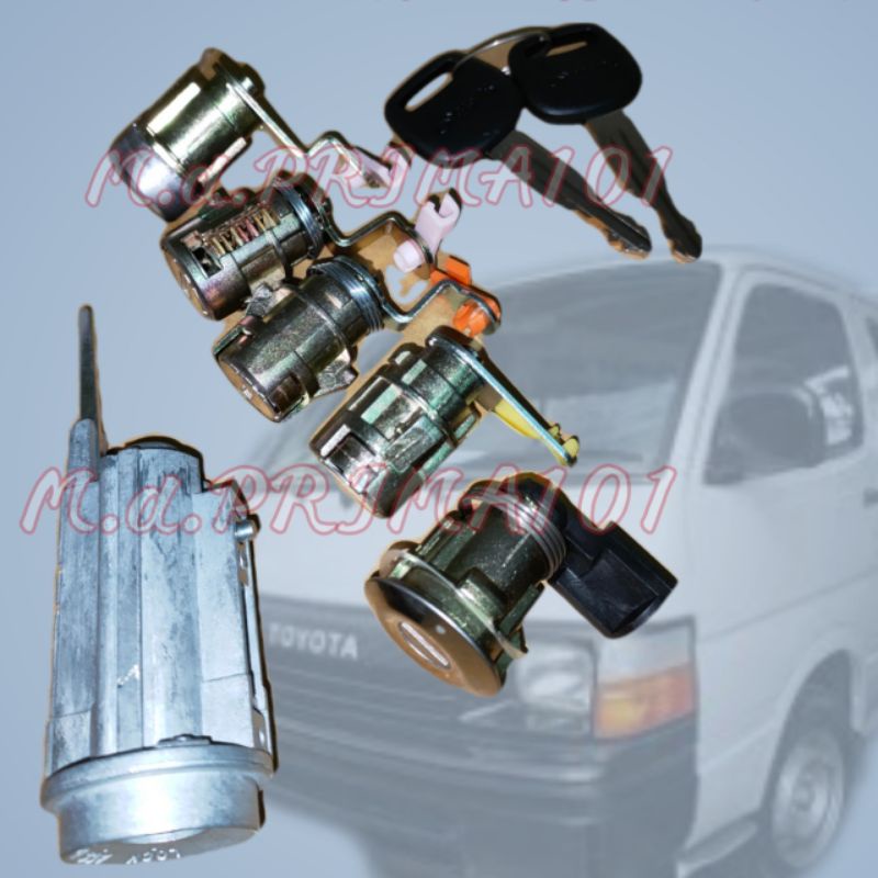 TOYOTA HIACE LH113 IGNITION STARTER WITH KEY LOCK SET /DOOR KEY LOCK ...