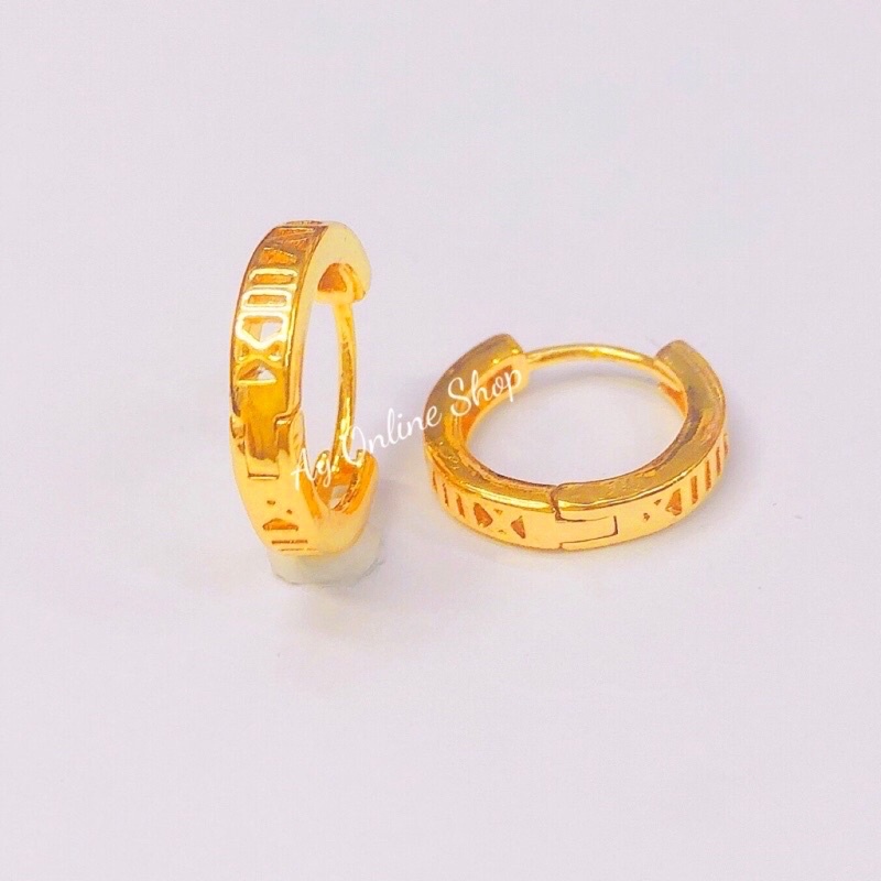 * READY STOCK * Subang Emas Korea Subang Bangkok Subang Earrings Gold ...
