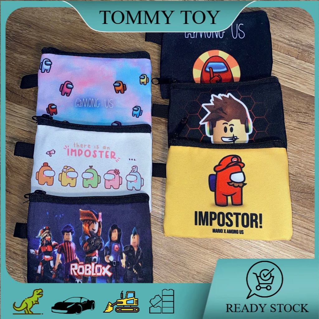 🇲🇾M’SIA STOCK🇲🇾Roblox Among Us Kids Coin Purse Space Werewolf Card ...