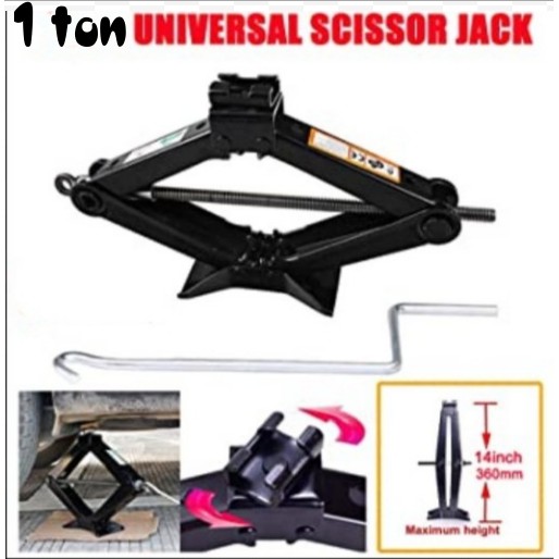 set jack kereta jack tayar kereta-emergency car tyre puncture 1 ton ...