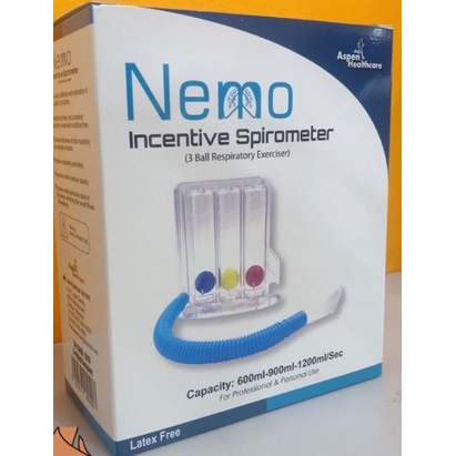 NEMO INCENTIVE SPIROMETER ( 3 BALL RESPIRATORY EXERCISER) | Shopee Malaysia