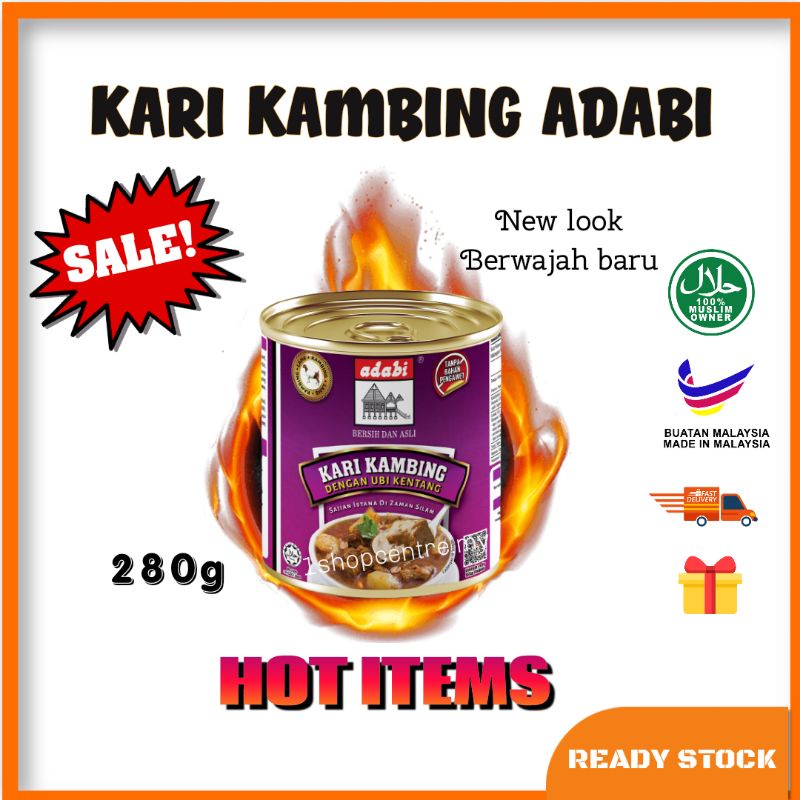 CLEARANCE!! Kari Kambing Adabi / Kari Daging Ayam / Rendang/ Sup Adabi ...