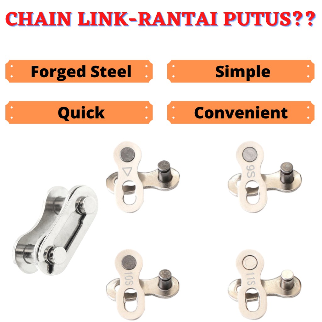 🔥Ready Stock🔥Chain Link Connector Pin Magic Bicycle Rantai Bike Basikal ...