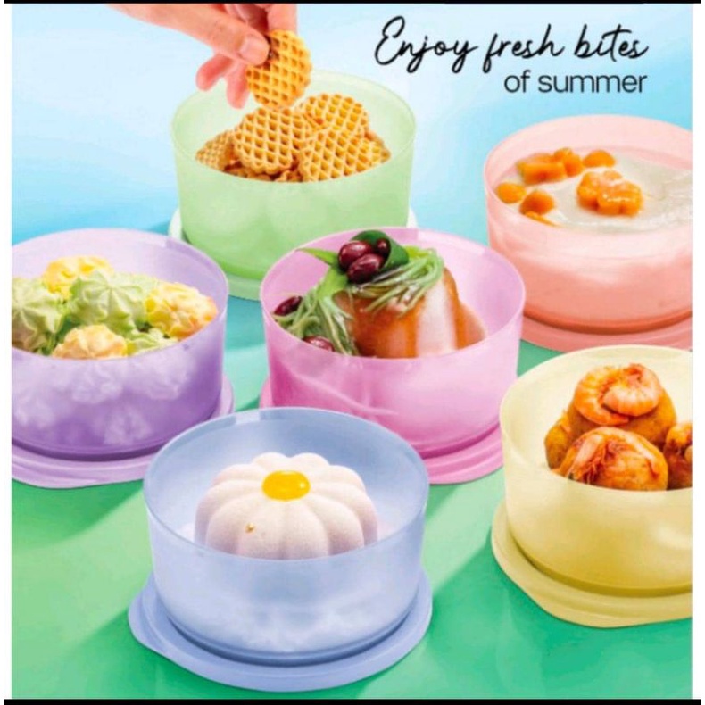 Tupperware Summer fresh round 530ml | Shopee Malaysia