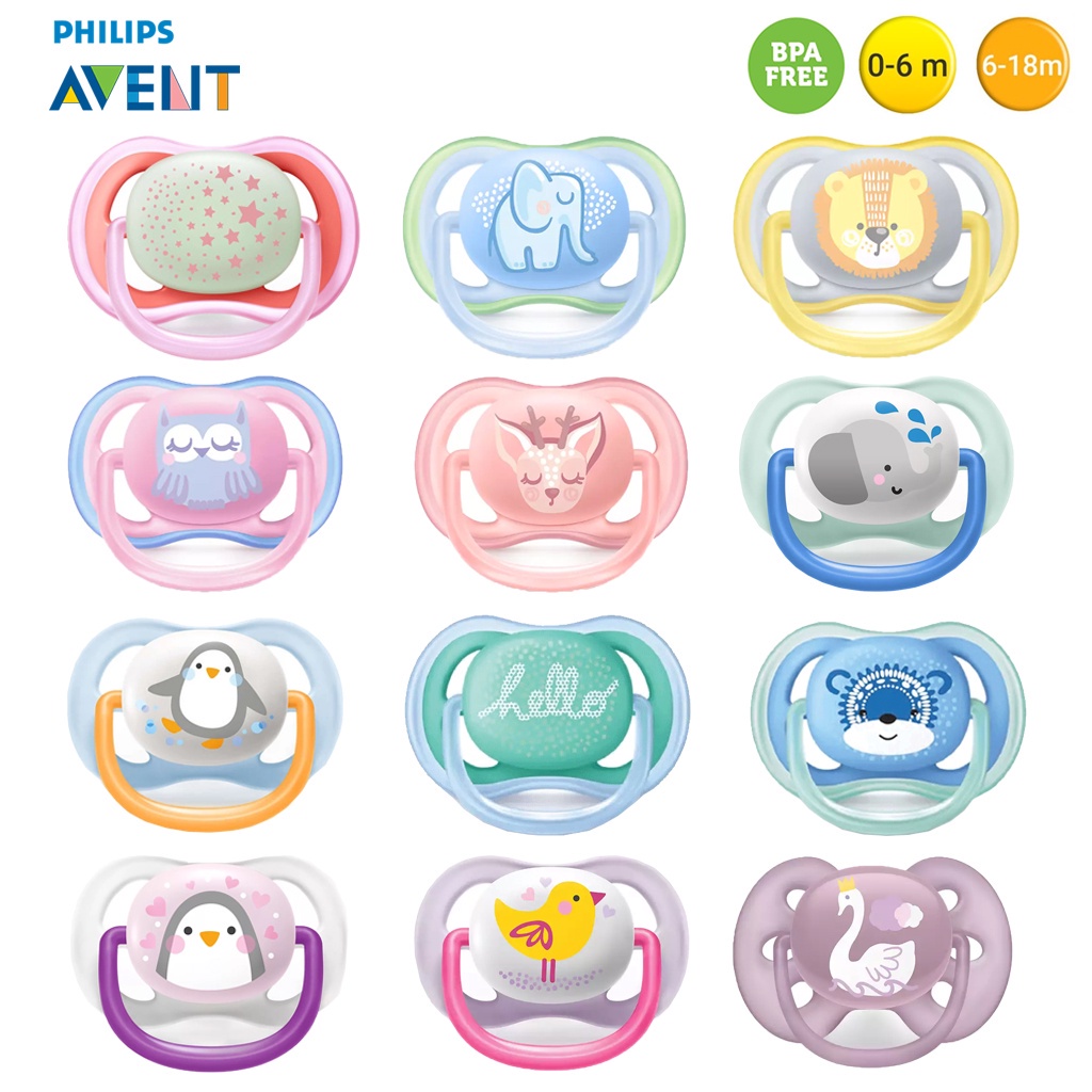 Philips Avent Ultra Soft / Ultra Air / Classic Orthodontic Soother ...