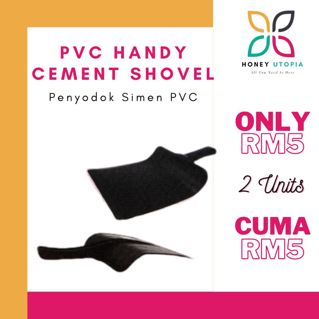 PVC Handy Cement Shovel, Penyodok Simen PVC | Shopee Malaysia