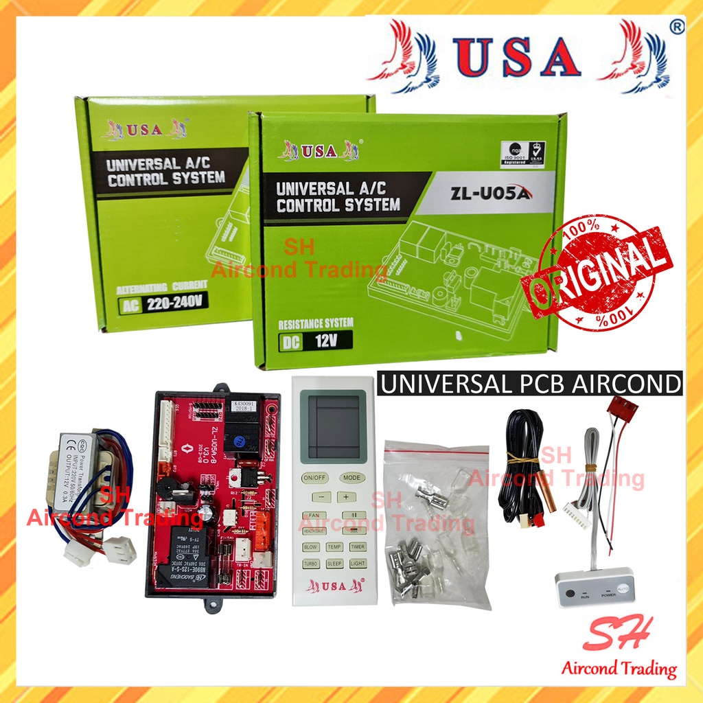 USA Universal PCB aircond DC AC A/C control system ZL-U03AM ZL-U05A ...