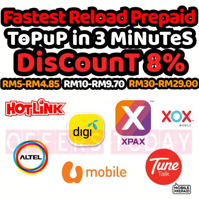 🔥Hot TOPUP PREPAID MURAH 🇲🇾🔥 | Shopee Malaysia