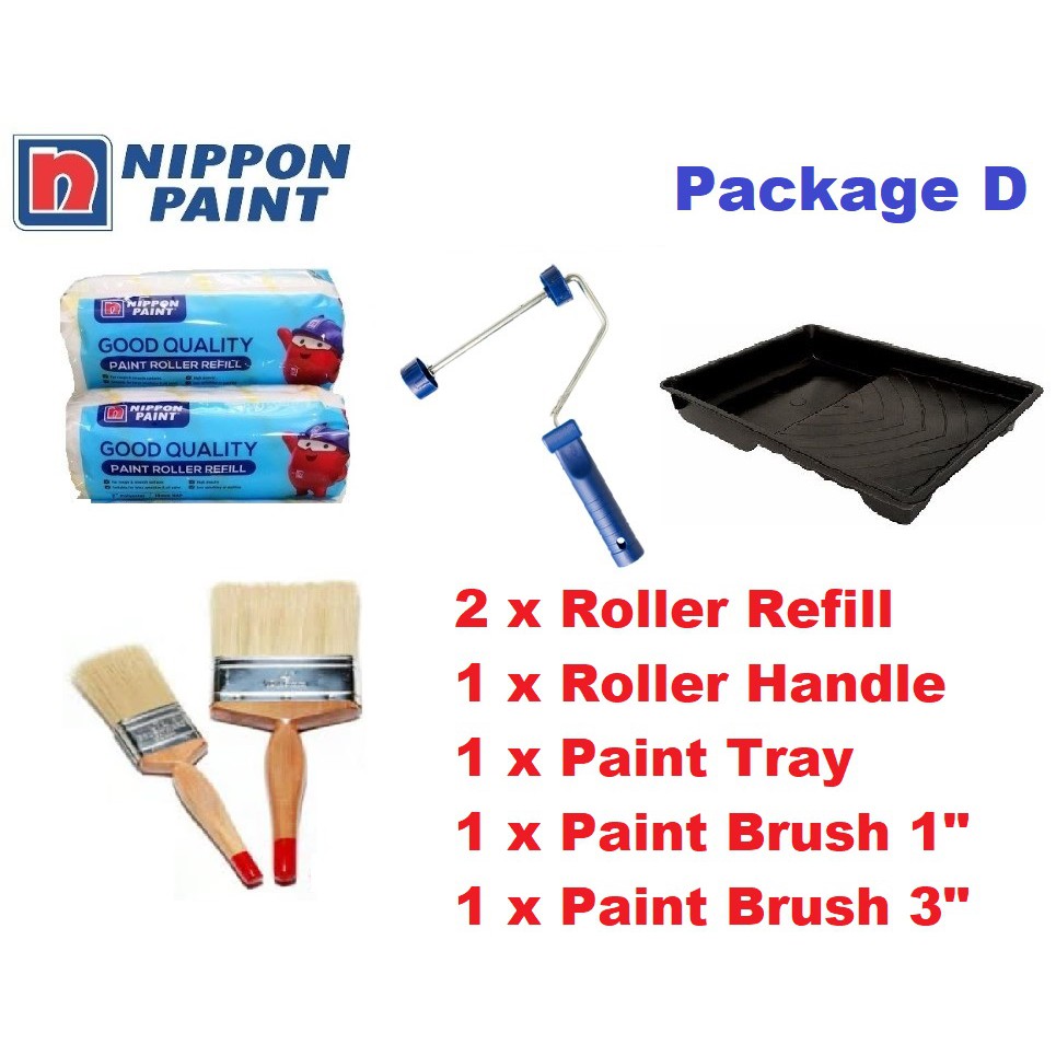 (Painting Tool Set) 7'' NIPPON Paint Good Quality Polyester Roller ...