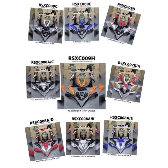 Honda rsx rs x rs-x 150 winner x gtr x supra body cover set accessories ...