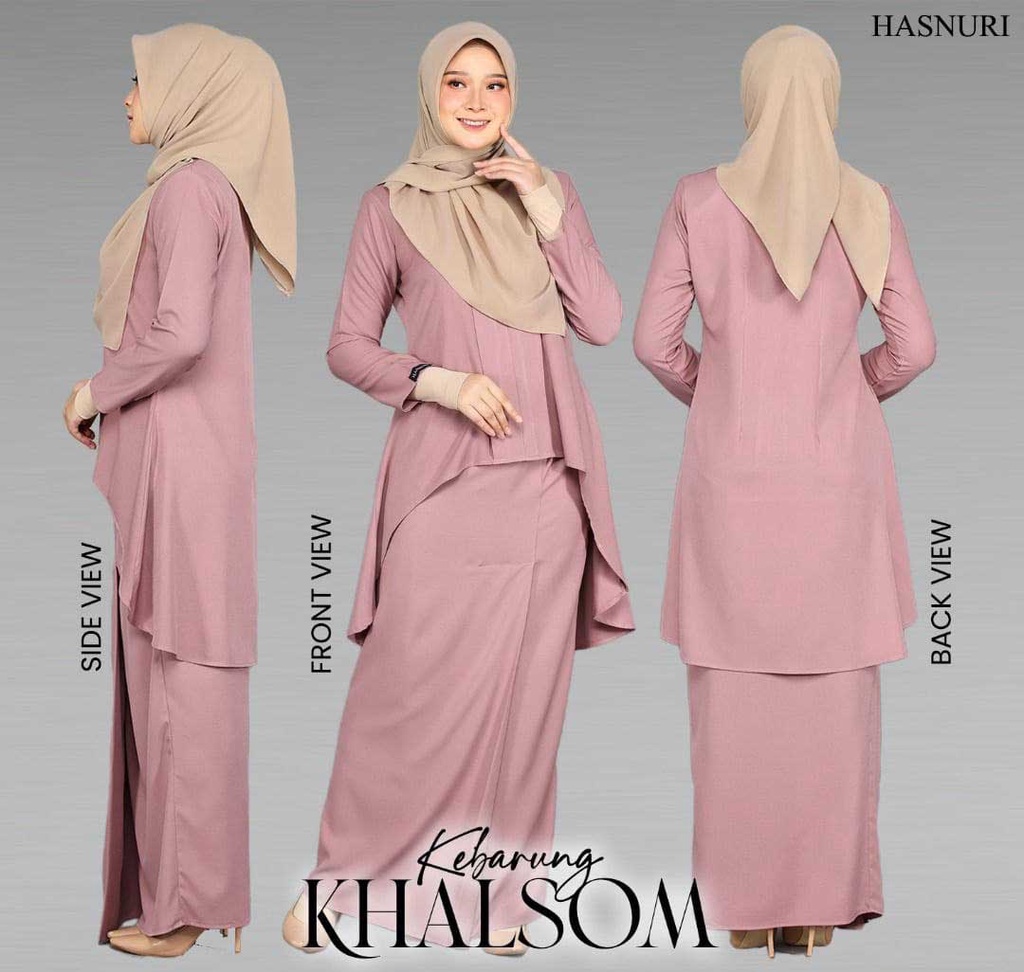 Baju Kurung by HASNURI KHALSOM Raya 2026 Dress Muslimah Kebaya Moden ...