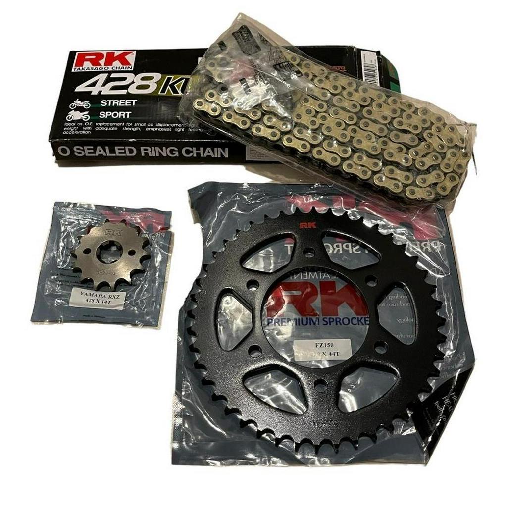 Y15 / Y16 / FZ150 RK Tamashi 428 / 428H SPROCKET SET + ORING CHAIN ...