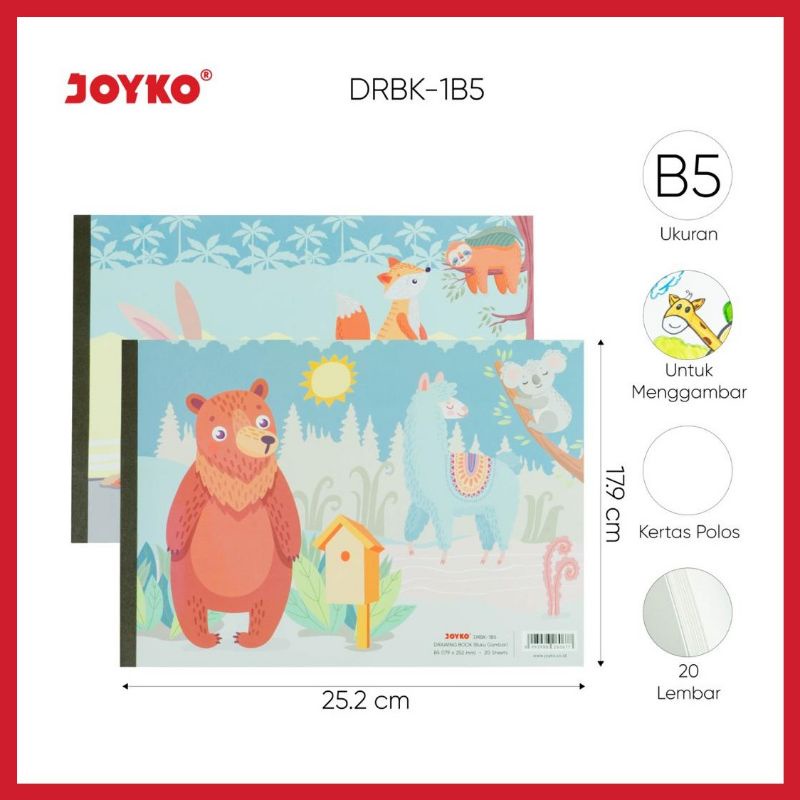 Drawing BOOK B5 JOYKO / DRAWING BOOK DRBK-1B5 RETAIL | Shopee Malaysia