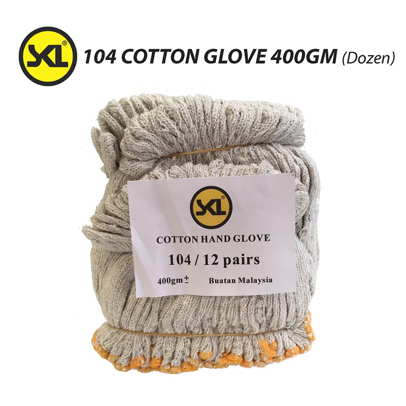 Cotton Glove #104 - 12 Pair - 400gram | Shopee Malaysia