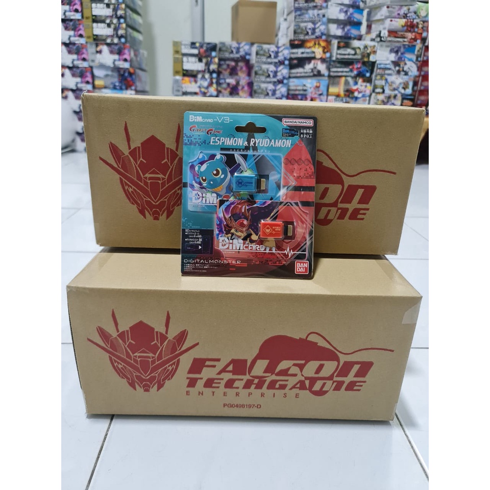 Bandai Dim Card V3 Espimon & Ryudamon (For Digimon Vital Bracelet ...
