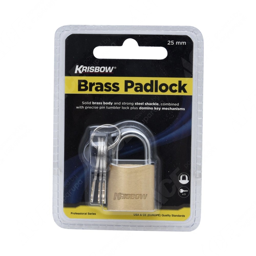 Ace Hardware Krisbow Brass Padlock 2.5 Cm | Shopee Malaysia