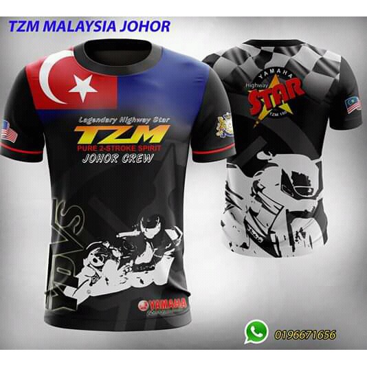 🇲🇾 MADE IN MALAYSIA - BAJU MOTOR l BAJU TZM l JERSEY TZM MALAYSIA | Shopee Malaysia