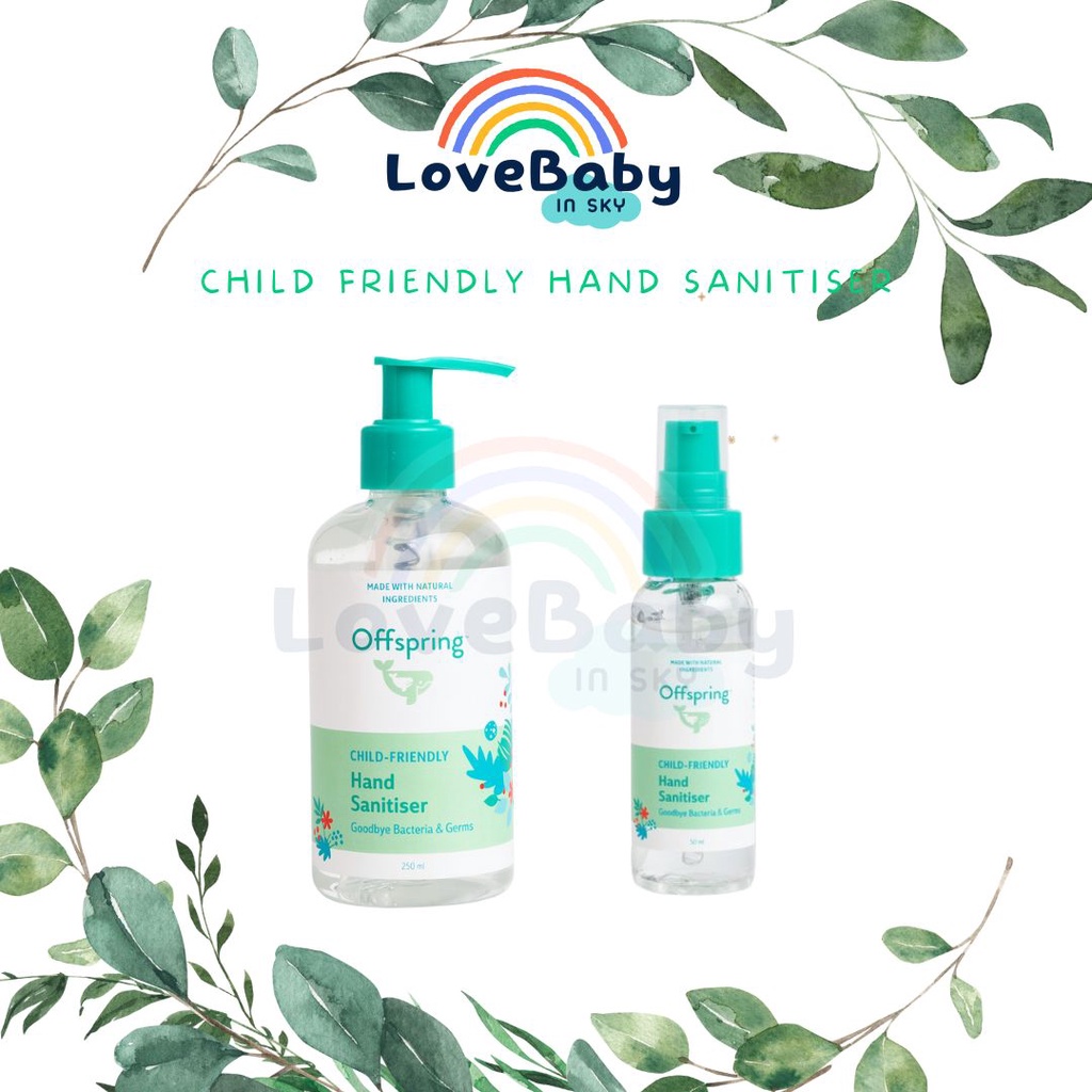 Offspring Child-Friendly Hand Sanitiser 250ml / 50 ml (Ready Stock ...