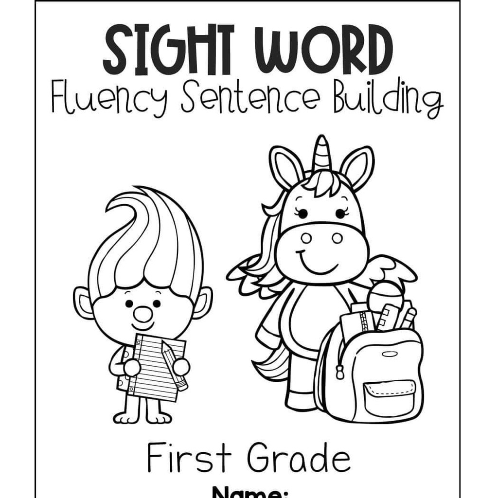 (069) SIGHT WORD - FLUENCY SENTENCE BUILDING - GRADE 1 | Shopee Malaysia