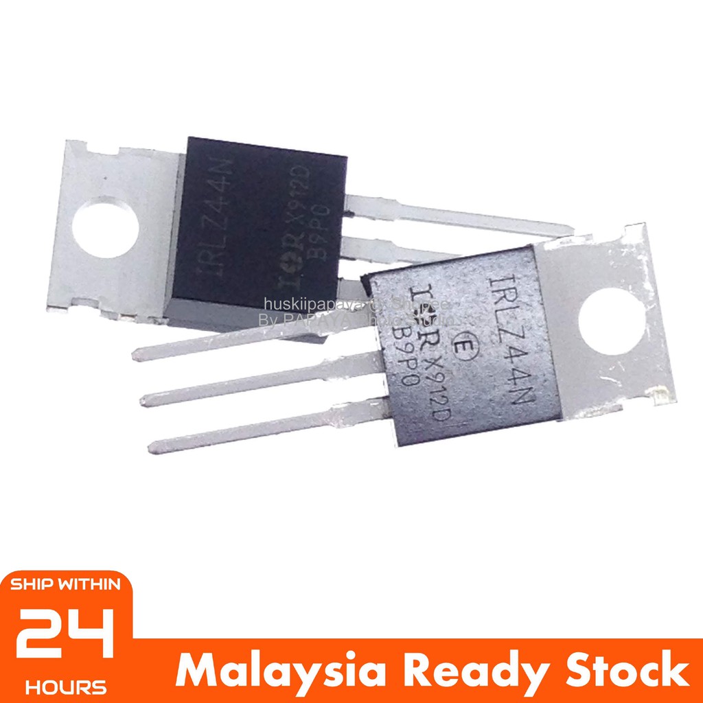 [VAR] Mosfet IRLZ44N NPN Logic level Trigger High Power Transistor | 55V 49A | Shopee Malaysia
