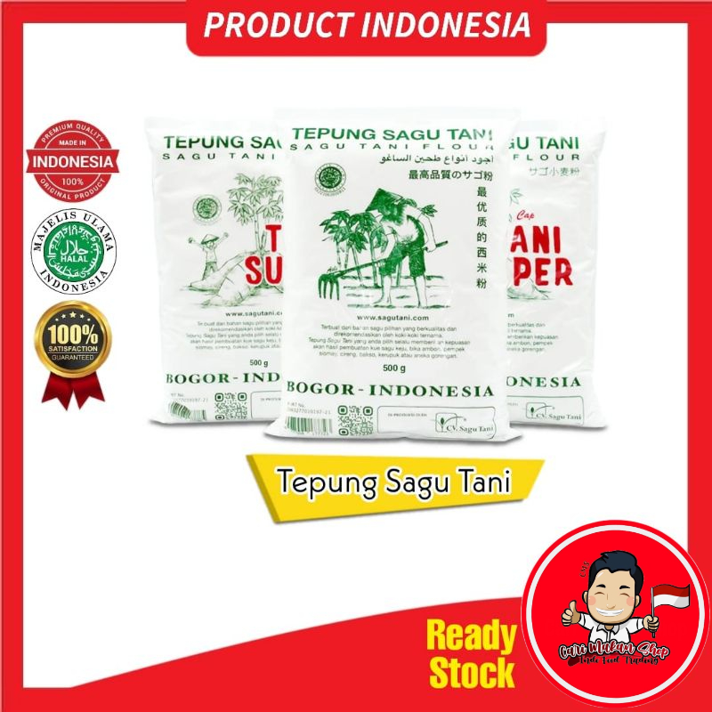 Tepung Sagu Tani Repack 500gm Product Indonesia 🇮🇩 Flour Gandum Pulut ...