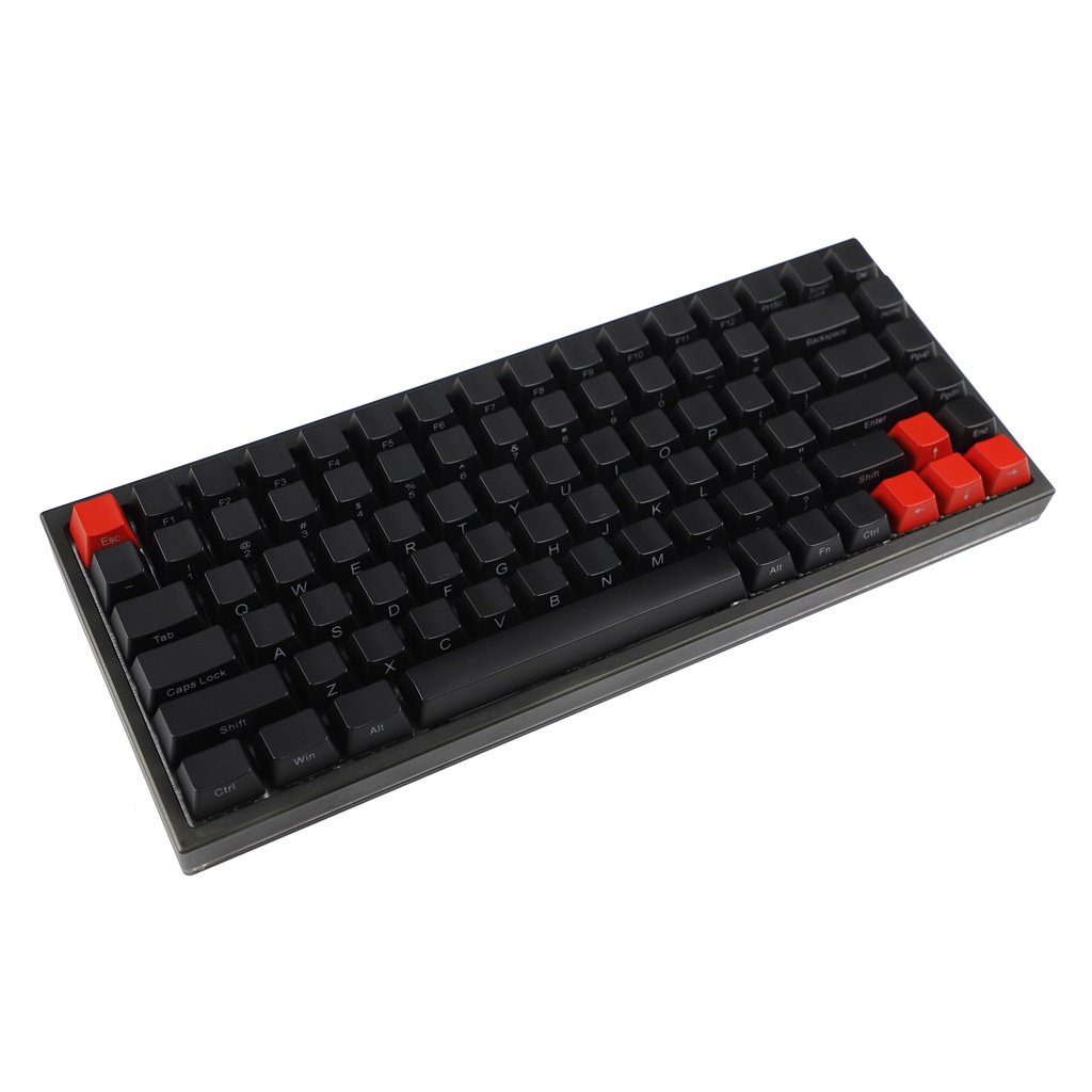 YMDK ABS 136 ANSI ISO Side-lit Shine Through Keycap UV Coated For 108 ...
