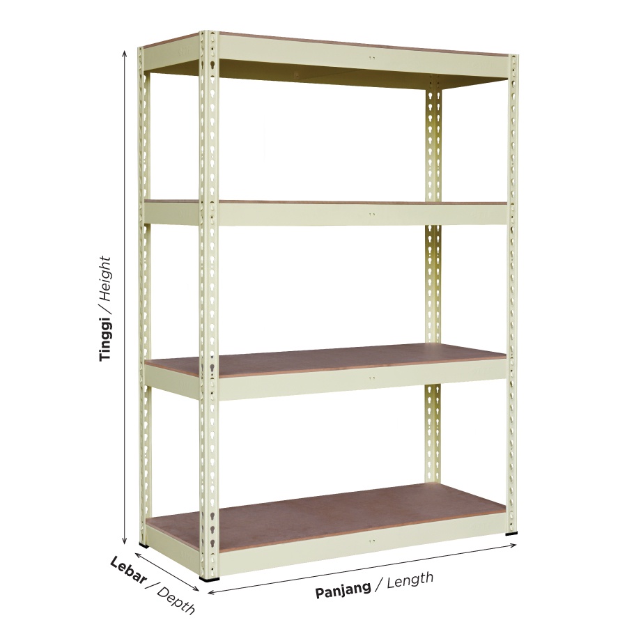 Boltless Rack Rak Besi Serbaguna / Storage Rack / Boltless Rack / Rak ...