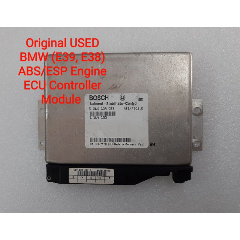 ORIGINAL USED BMW (E39, E38) ABS/ESP Engine ECU Controller Module. | Shopee Malaysia