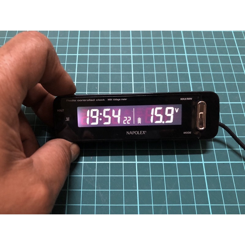 🔥🔥🔥 NAPOLEX CLOCK WITH VOLTAGES METER | Shopee Malaysia