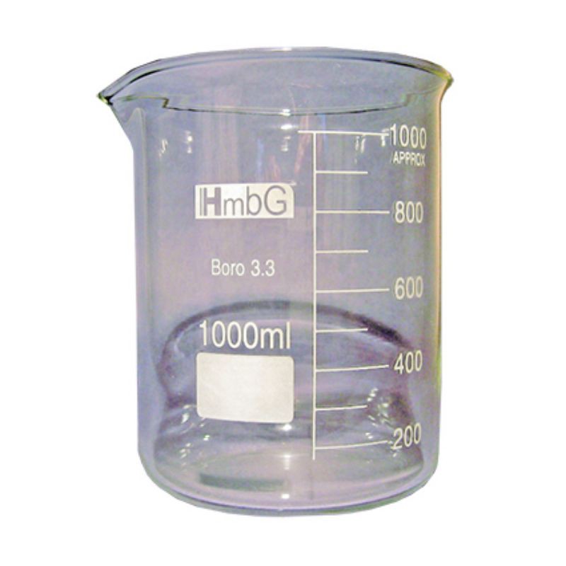 Science & Lab Tools- Beaker 1000ml, 500ml, 250ml, 100ml, 50ml (Glass ...