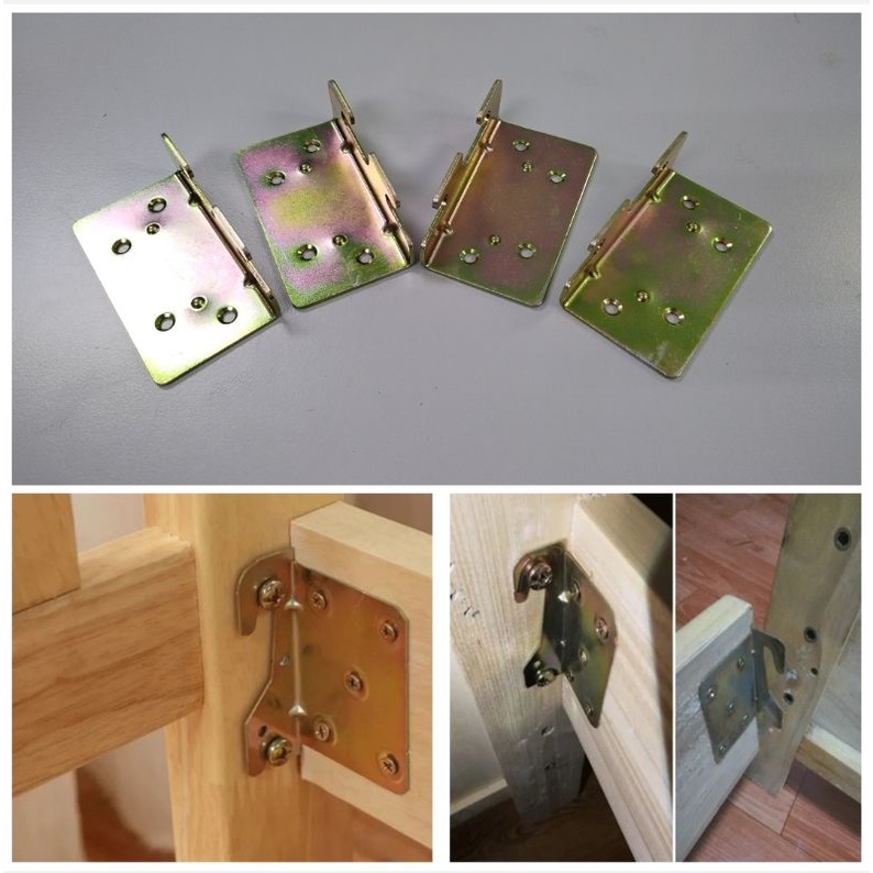 Heavy Duty Bed Frame Hinge Bracket Bed Hook | Shopee Malaysia