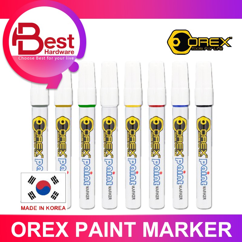BEST HARDWARE - OREX PAINT MARKER (MADE IN KOREA) | Shopee Malaysia