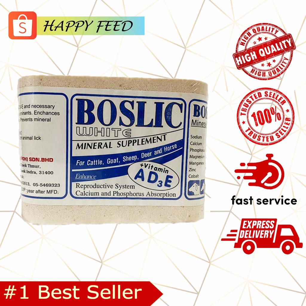 BOSLIC 5 KG - MINERAL BLOCK PREMIUM / GARAM JILAT UNTUK KAMBING / LEMBU ...