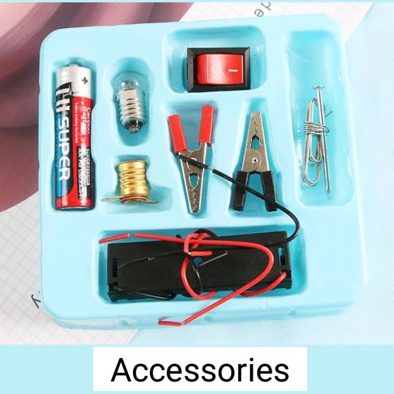 Sekolah eksperimen lampu kipas set Kids School Experiment Electrical ...