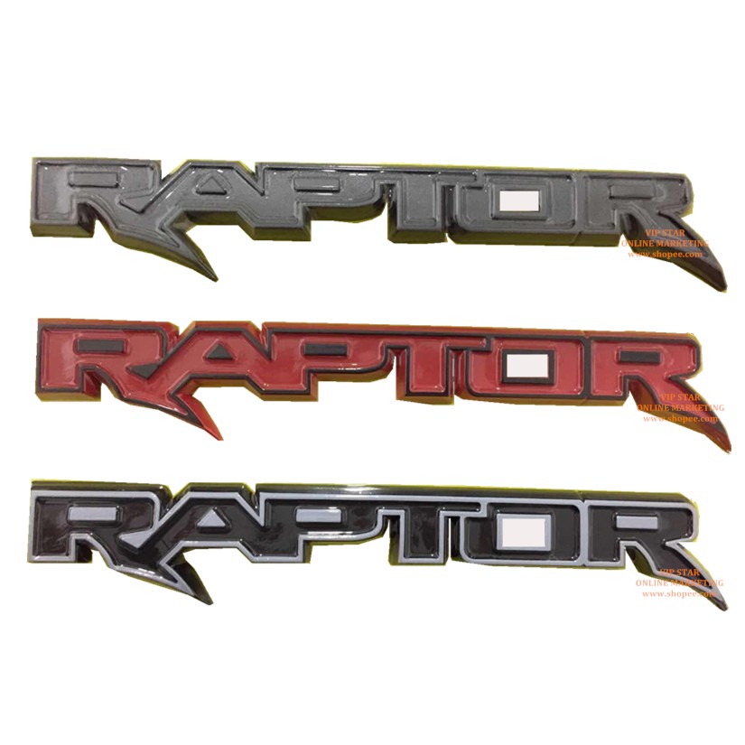 Ford Ranger Raptor Grille Top Logo Letter Grills RAPTOR 3D Emblem ...