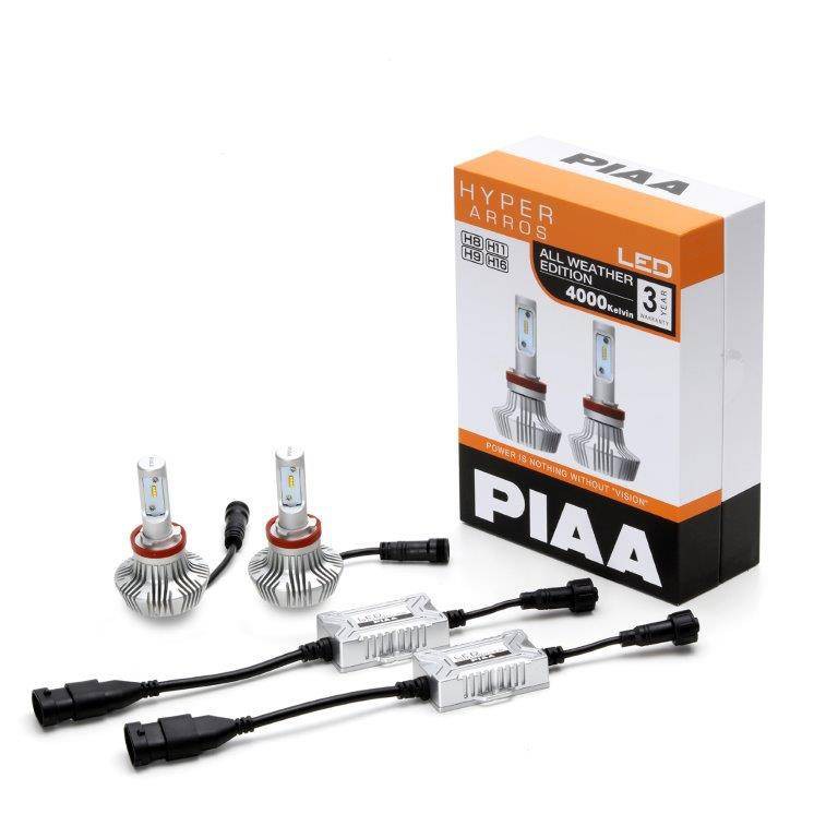 PIAA - Hyper Arros LEH132E 4000K LED Bulb Kit (H8/H9/H11/H16) | Shopee Malaysia