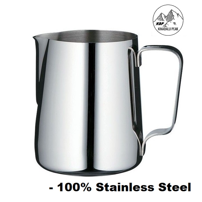 Milk Frothing Pitcher Flow Tip Milk Jug 600ml/11oz Best Latte Art ...