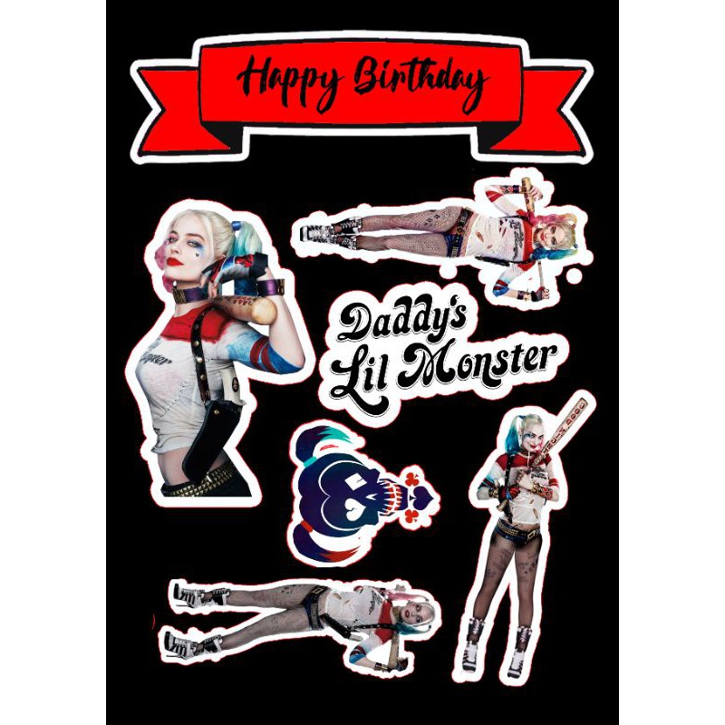Harley Quinn Topper Cake | Shopee Malaysia